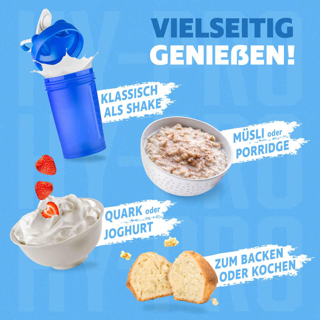 ALL STARS HY-PRO Protein Pulver - viele Geschmäcker wenig Carbs