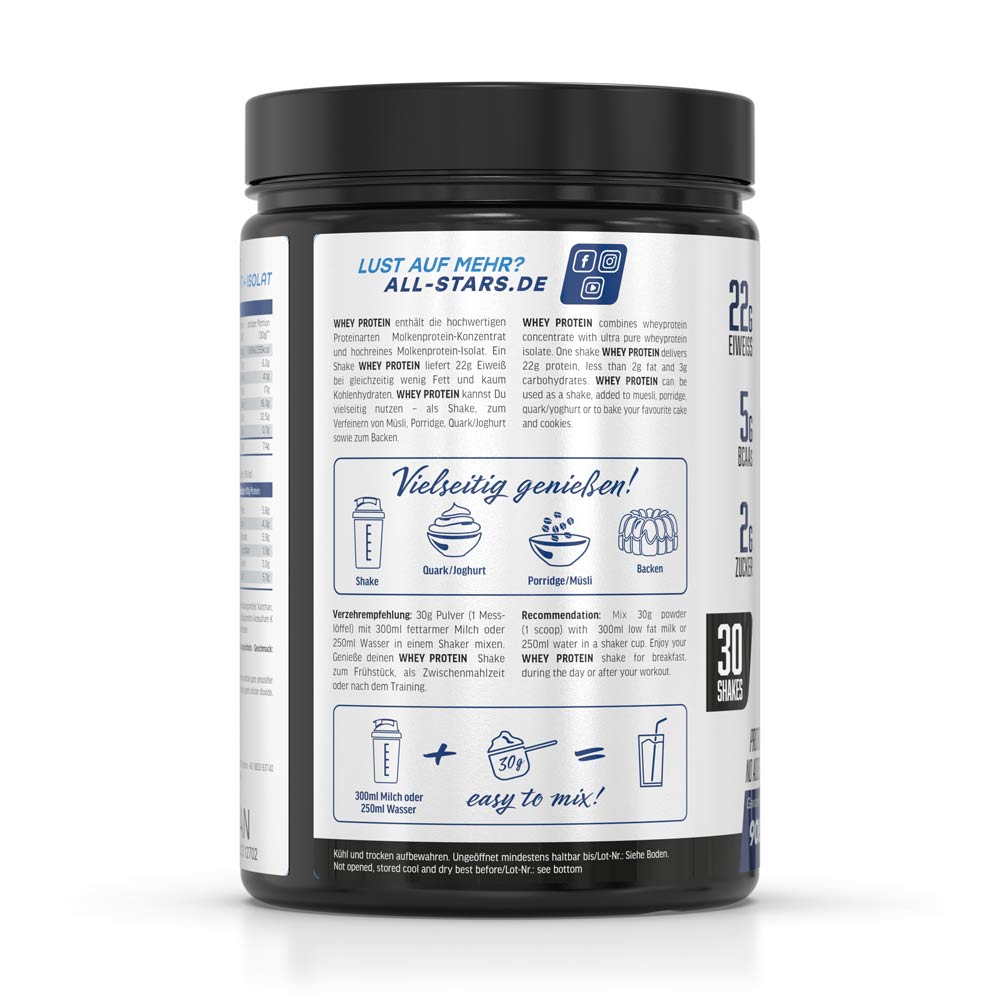 ALL STARS Whey - 908g Dose | Jetzt günstig bestellen